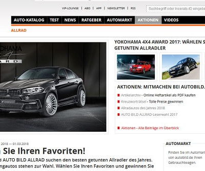 Auto Bild Gewinnspiele 2020 - Neue und seriöse Gewinnspiele